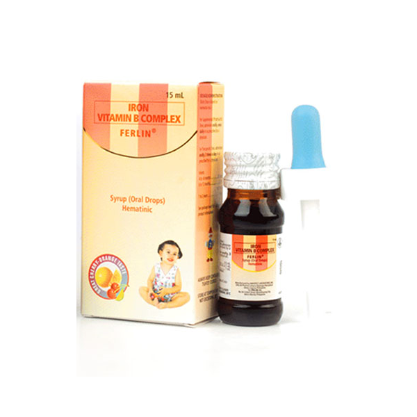 FERLIN Vitamin B Complex / Iron 10mg / 5mg / 10mcg / 15mg per mL Syrup ...